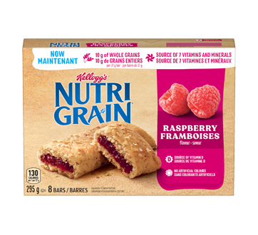 Nutri-Grain Cereal Bars Raspberry, 295 g – Kellogg's : Cereal/granola ...