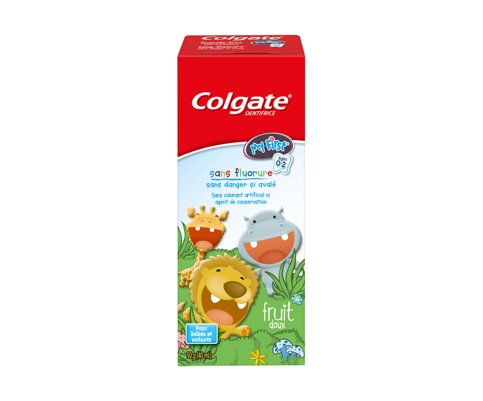 My First Infants and Toddlers Fluoride Free Toothpaste, Mild Fruit, 40 ...
