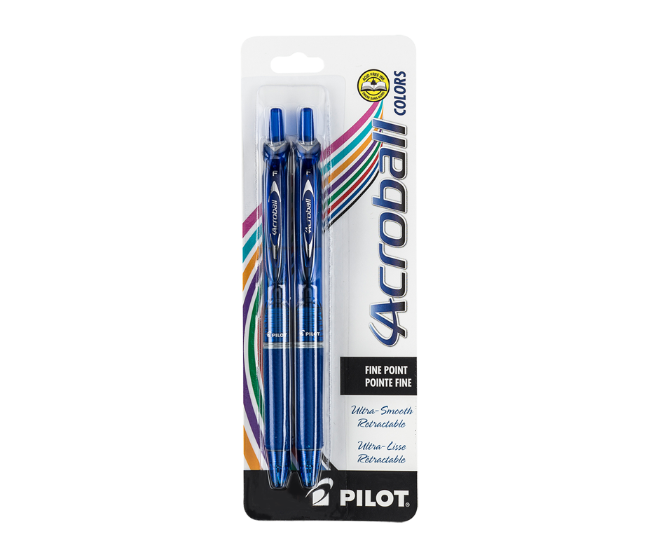 Acroball Fine Point Pencil, Blue, 2 units – Pilot : Writing instruments ...