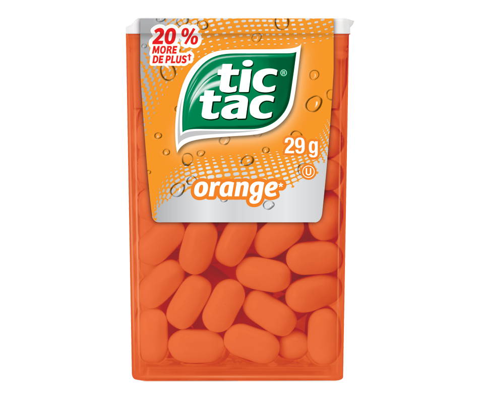 Tic Tac, Orange, 29 g – Tic Tac : Candy | Jean Coutu