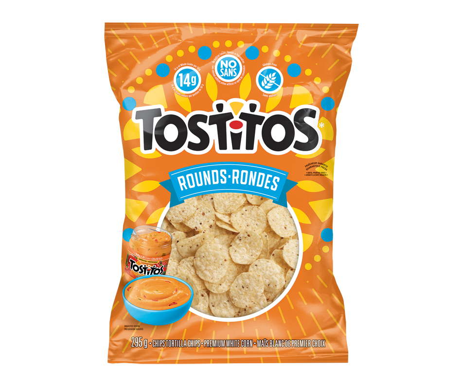 Round White Corn Tortilla Chips, 295 g – Tostitos : Chips and pretzels ...