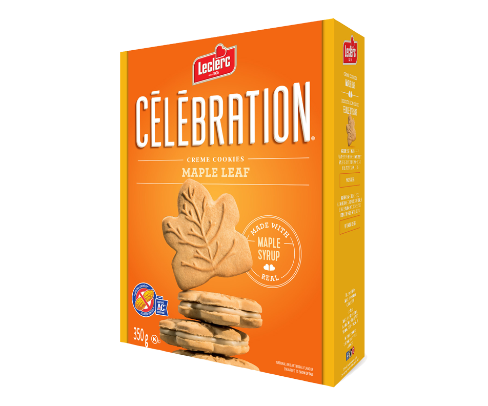Maple Leaf Creme Cookies, 350 g – Célébration : Crackers and cookies ...