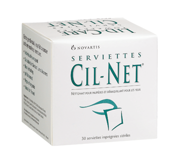 Towelettes Eyelid Cleanser & Eye Makeup Remover, 30 units – Cil-Net ...