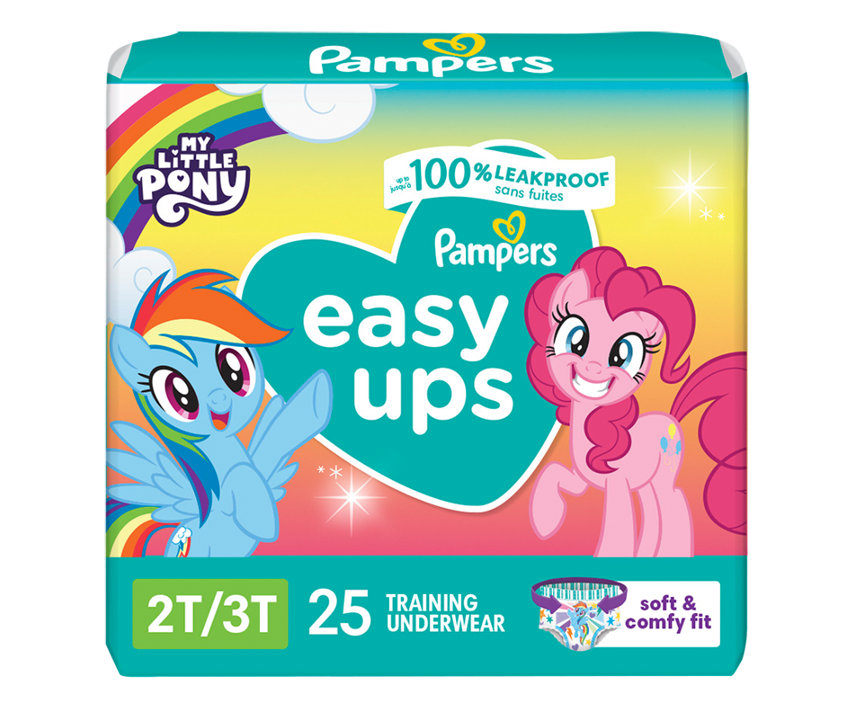 Easy Ups Training Underwear, Size 4, 2T-3T, 25 units – Pampers : Training pants | Jean Coutu