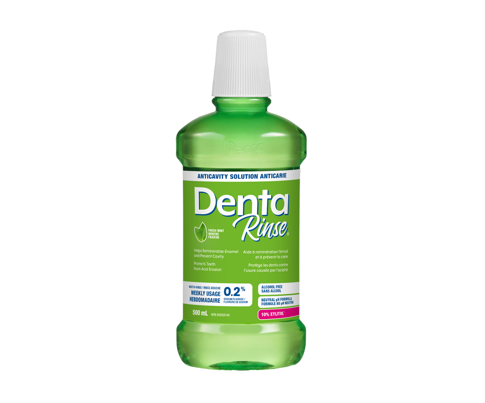 Rinse Anti-cavity Mouth-Rinse With 0.2% Sodium Fluoride, 500 ml, Fresh ...