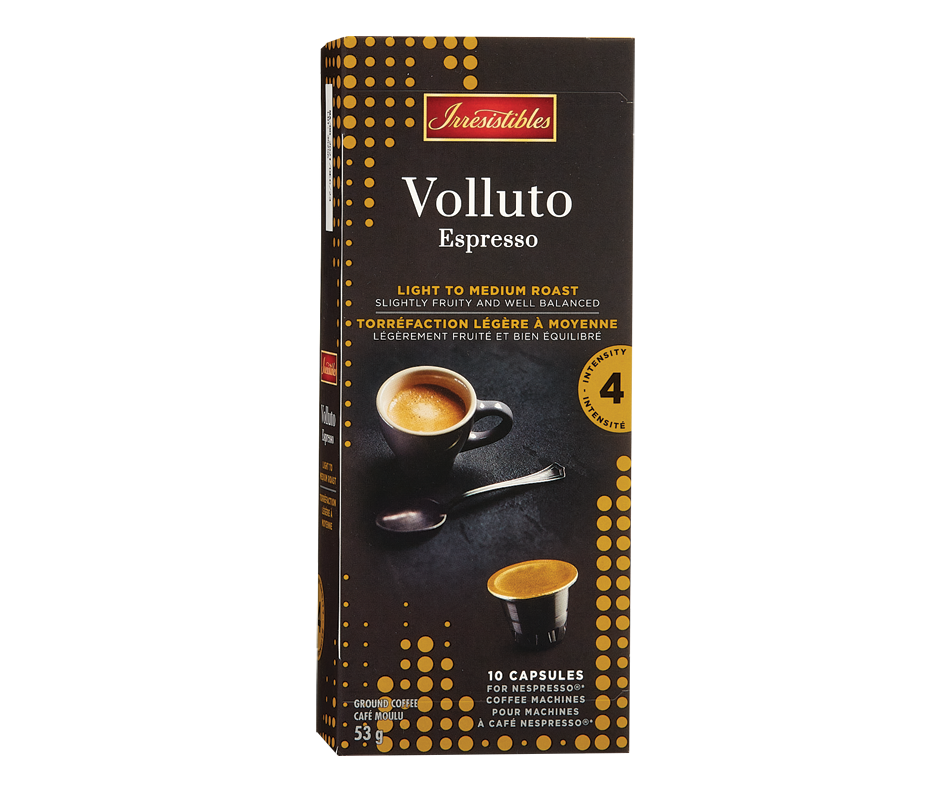 Volluto Espresso capsules for Nespresso, 10 units – Irresistible ...