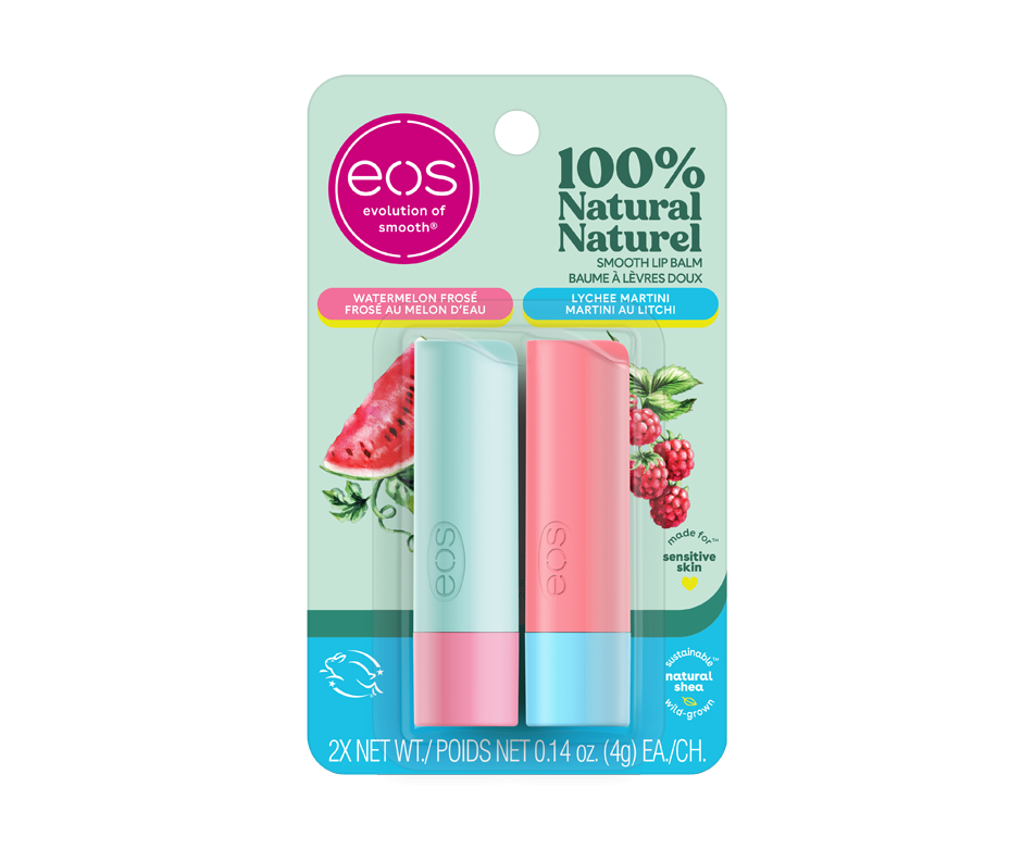 Smooth Sticks Lip Balm, 2 x 4 g – eos : Lip care | Jean Coutu