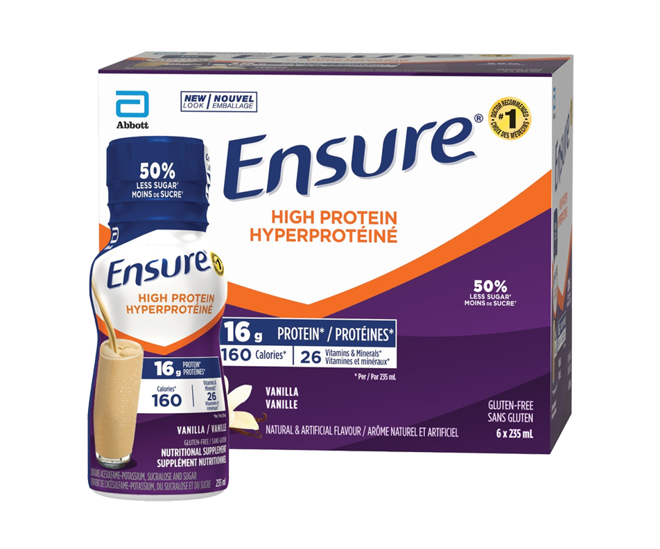 High Protein 16 g Nutritional Supplement Protein Shakes, Vanilla, 6 x ...