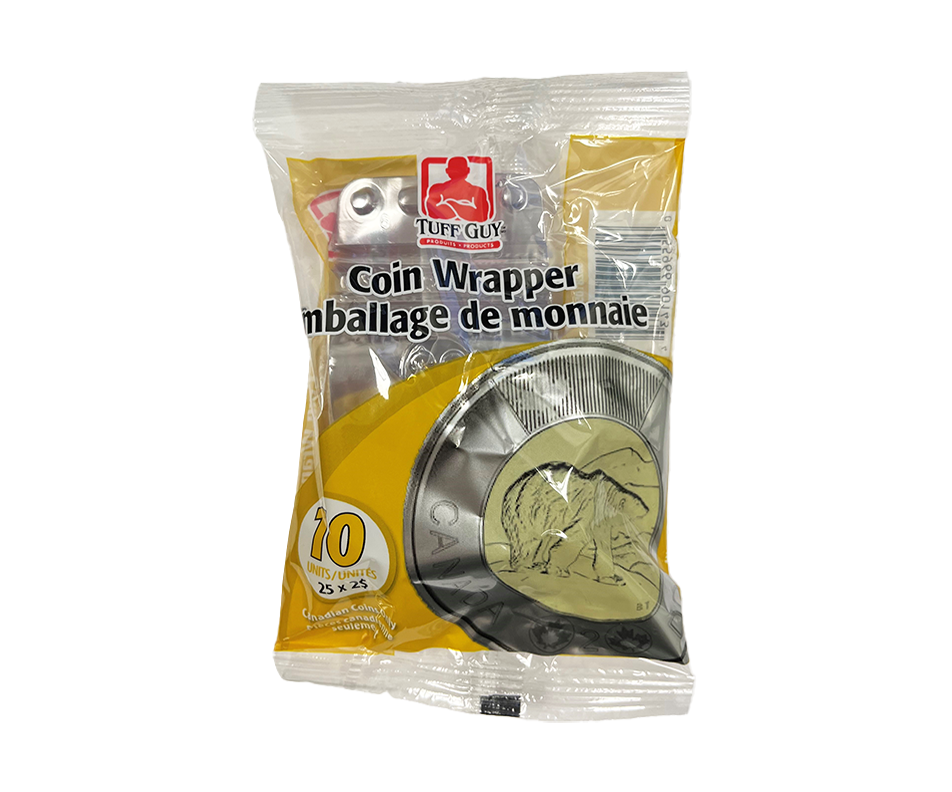 Plastic Coin Wrapper, 10 units – Tuff Guy : Money | Jean Coutu
