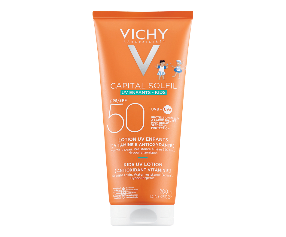Capital Soleil Kids UV Lotion SPF 50 – Vichy : Body care | Jean Coutu
