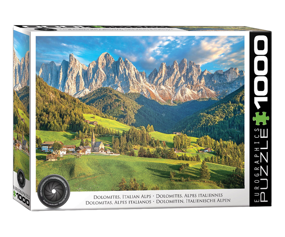 Puzzle 1000 Pieces, Dolomites, Italian Alps, 1 unit – Eurographics ...
