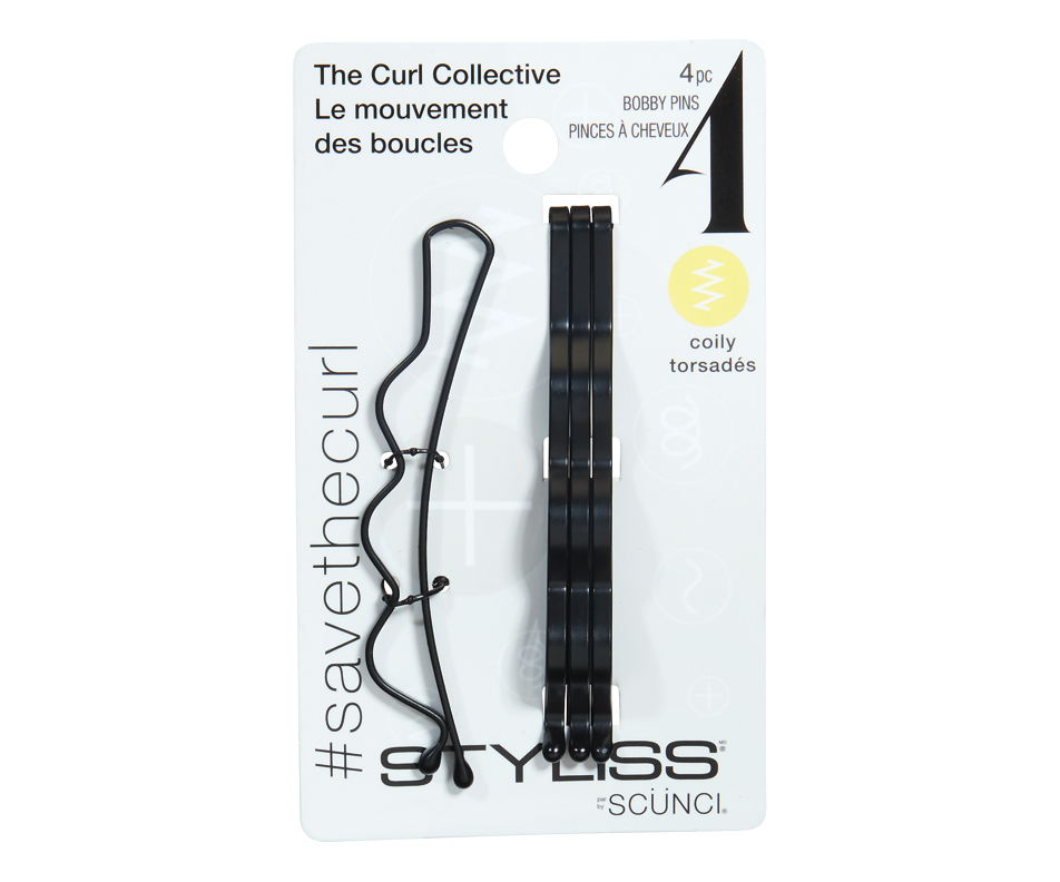 The curl collective bobby pins, 4 units – Styliss by Scunci : Elastic ...