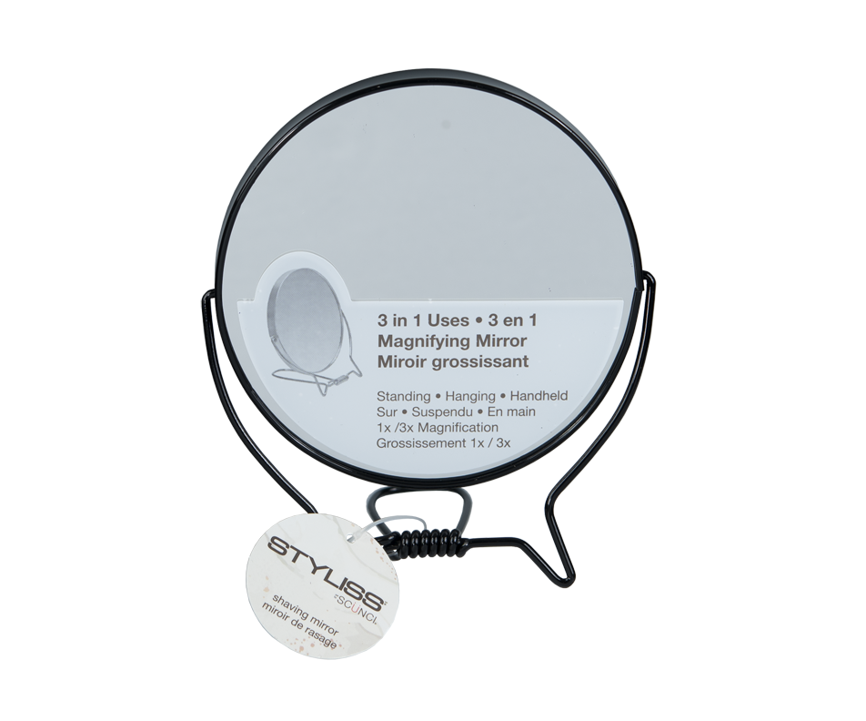 Shaving Mirror, 1 unit – Styliss by Scunci : Elastic, barrette, clip or ...