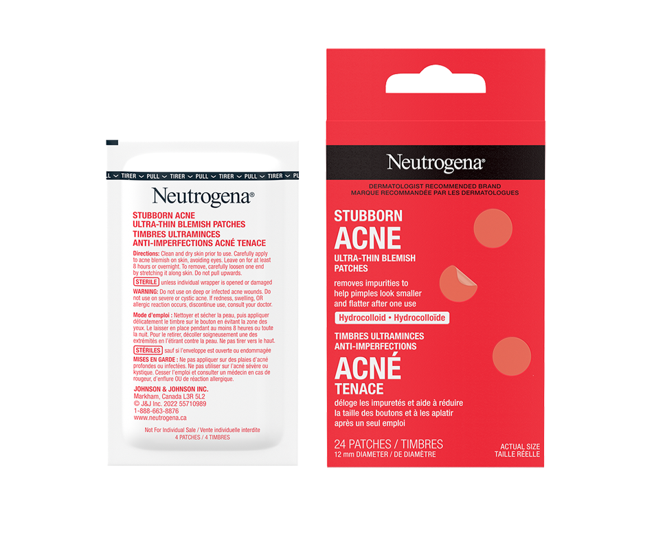 Stubborn Acne Ultra-Thin Blemish Patches, 24 units – Neutrogena ...