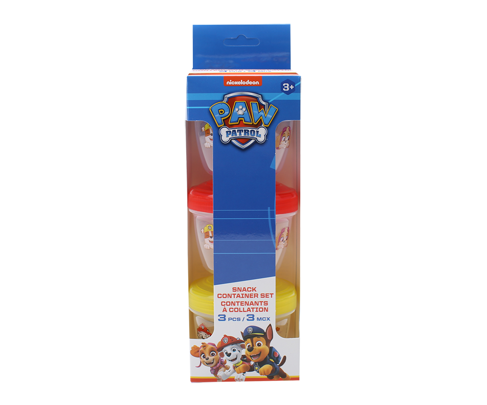 Snack Containers, 3 units – Paw Patrol : Lunch (accessories) | Jean Coutu