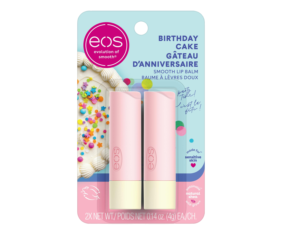 Smooth Sticks Lip Balm Birthday Cake 2 X 4 G Eos Lip Care Jean