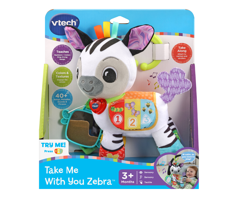 Take Me With You Zebra English Version, 1 unit – Vtech : Educational ...