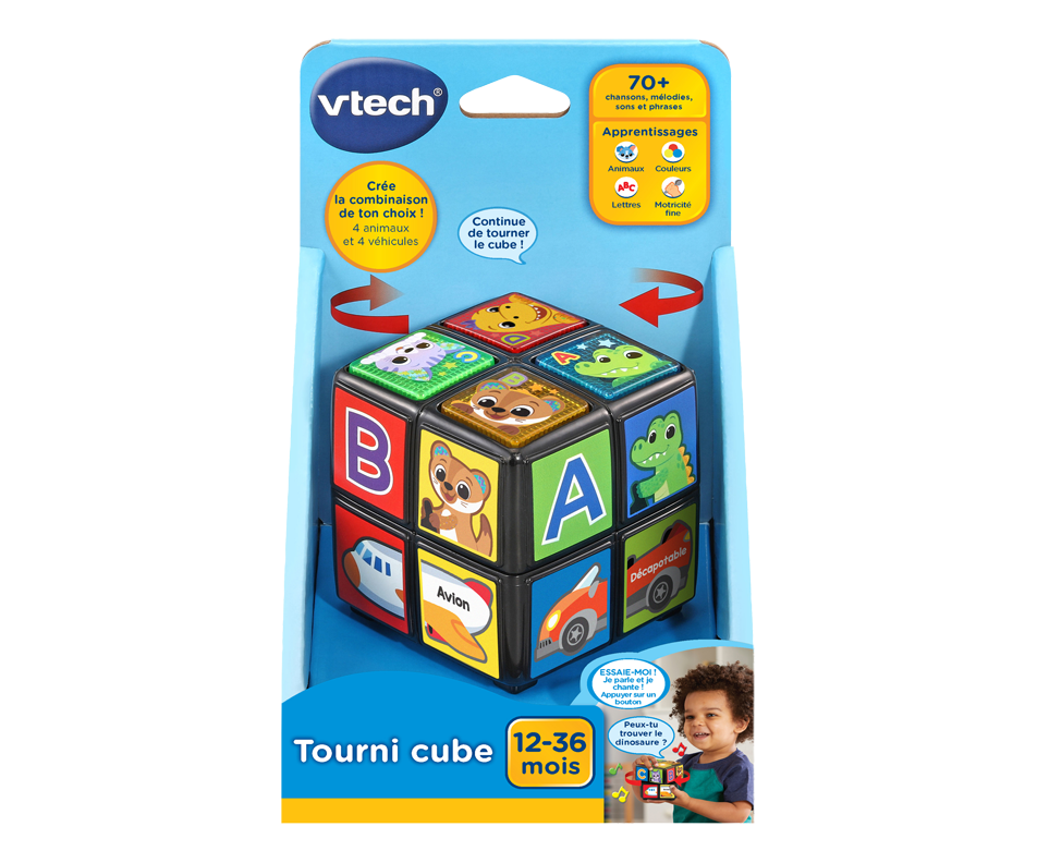 Touni-Cube French Version, 1 unit – Vtech : Educational games | Jean Coutu