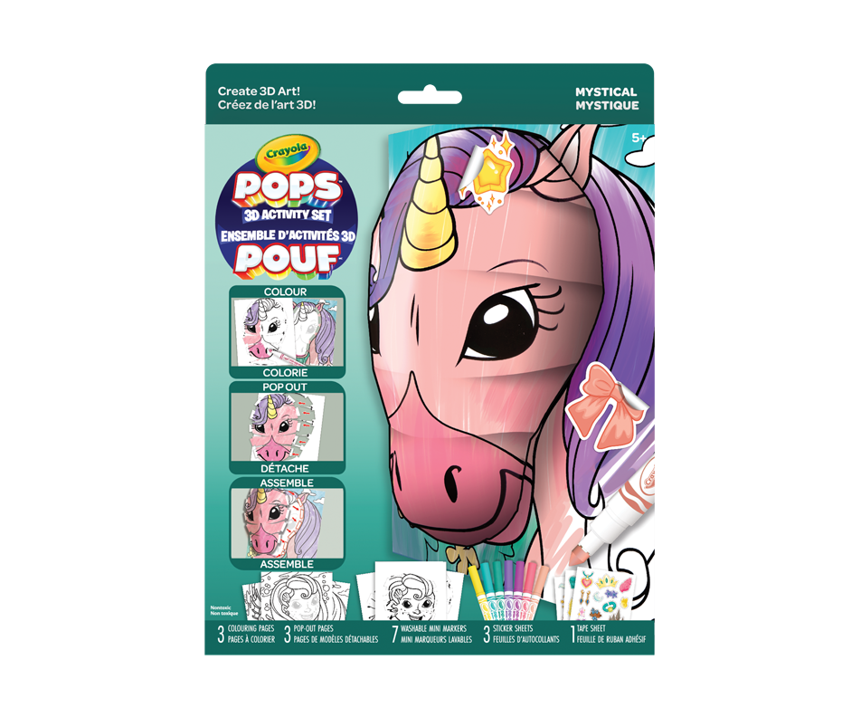 Mystical Pops 3D Kids Art Set, 1 unit – Crayola : Arts and crafts ...