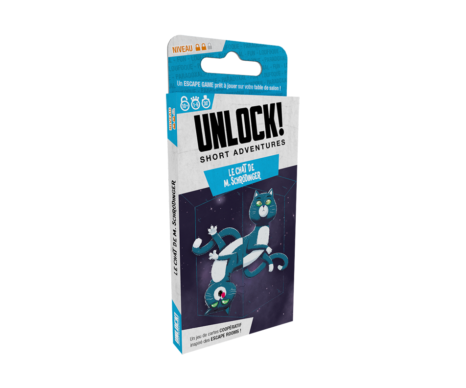 Unlock! Short Adventures #8: Le chat de M. Schrödinger, French Game, 1 ...