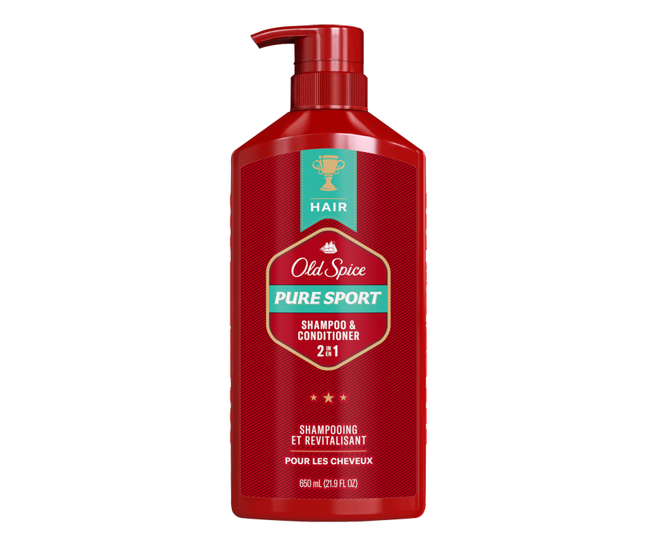 Pure Sport 2-in-1 Shampoo and Conditioner for Men, 650 ml – Old Spice ...