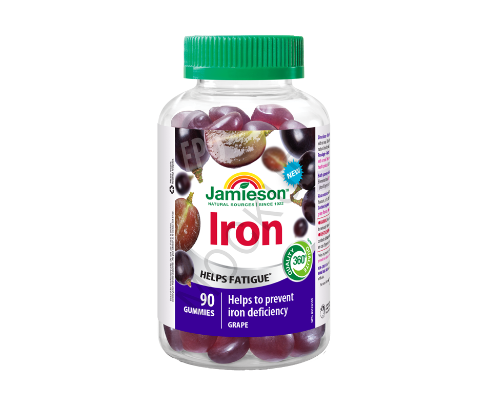 Iron Gummies, 90 units – Jamieson : Iron | Jean Coutu