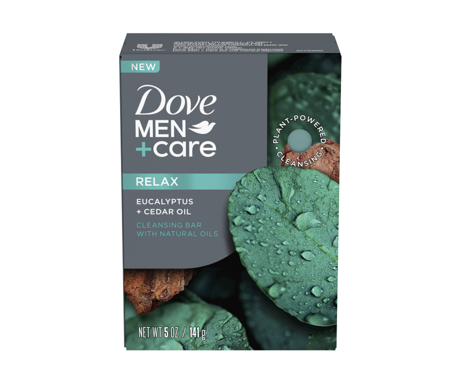 Plant-Powered Relaxing Cleansing Bar, 141 g – Dove Men + Care : Shower gel and cleanser | Jean Coutu