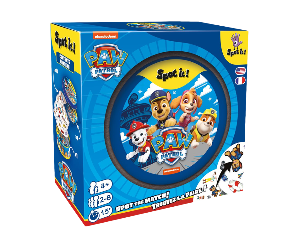 Spot it!/Dobble PAW Patrol, Multilingual Game, 1 unit – Zygomatic ...