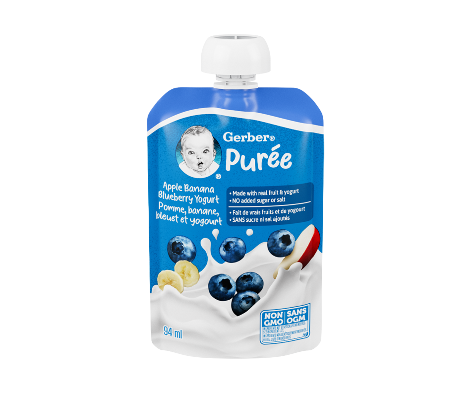Purée For Babies & Toddlers Made With Real Fruit and Yogurt, Apple ...