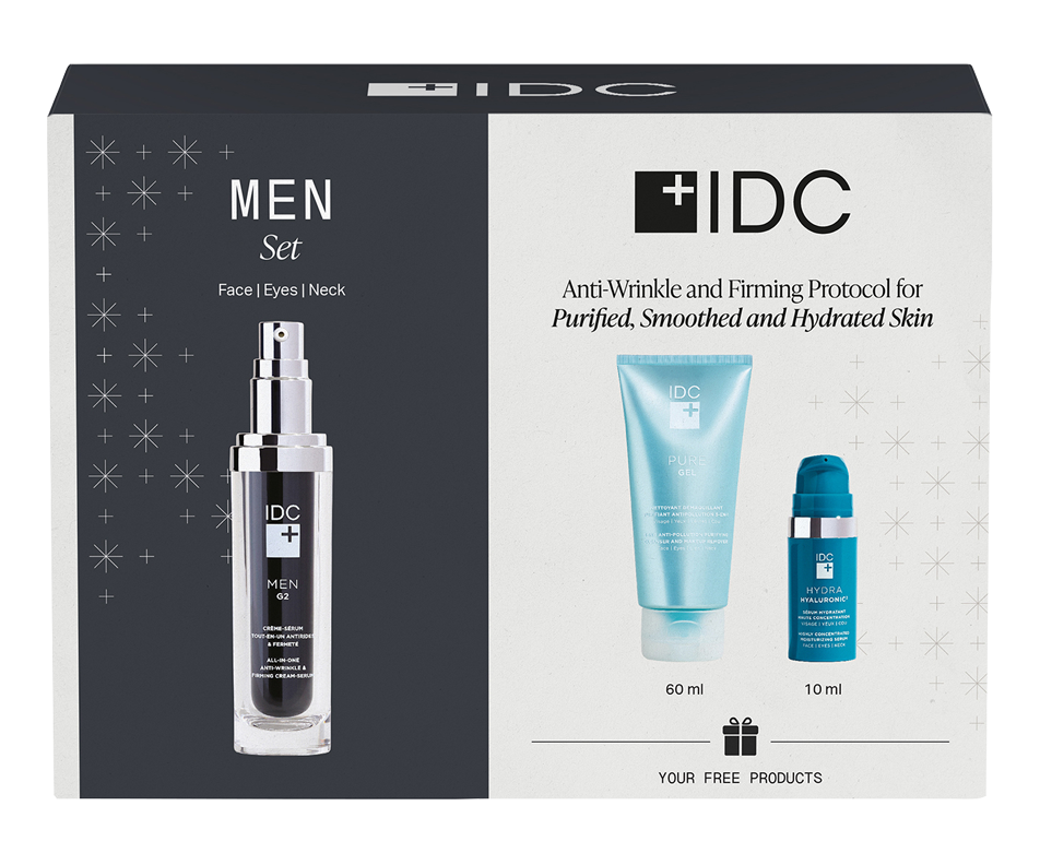 Men Set Anti-wrinkle and Firming Protocol, 3 units – IDC Dermo : Beauty ...