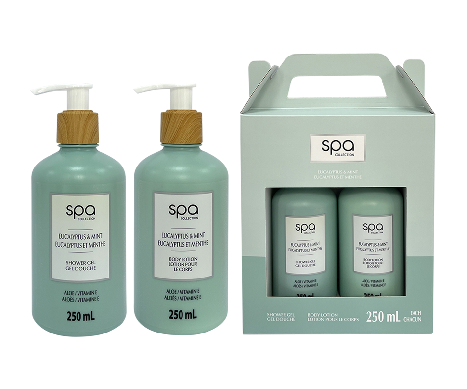Body Care Set, Eucalystus & Mint, 2 x 250 ml – Spa Collection : Gift ...