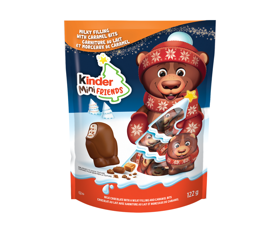 Mini Friends Milk Chocolate, Caramel, 122 g – Kinder : Box | Jean Coutu