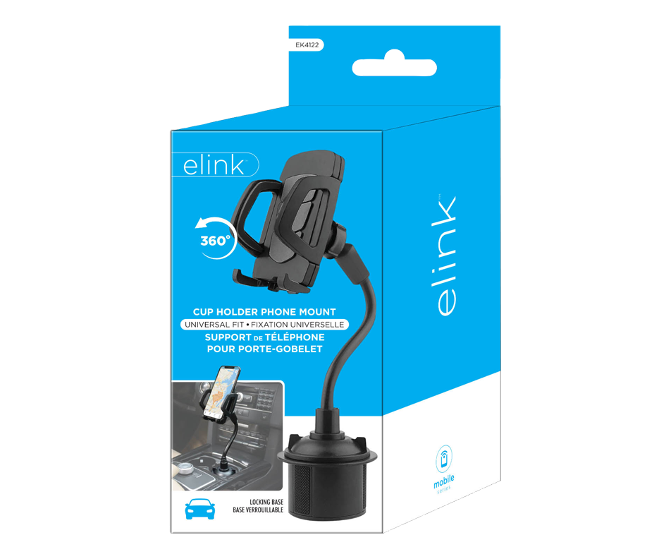 Cup Holder Phone Mount, 1 unit – eLink : Electronic accessories | Jean ...