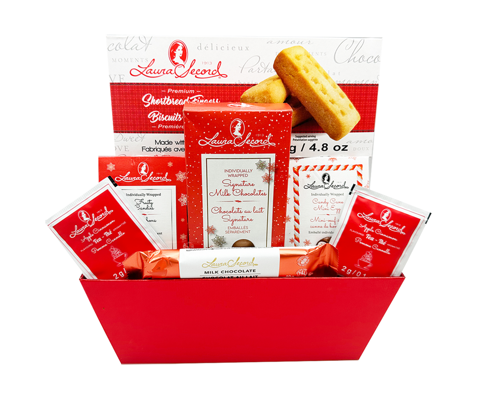 Christmas Basket Gift Set, Red, 6 units – Laura Secord : Gifts sets ...