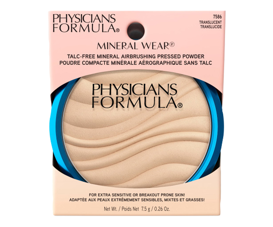 Mineral Wear Mineral Airbrushing Pressed Powder, Translucent, 7.5 g ...