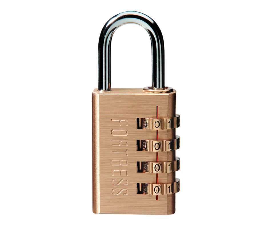 Luggage Combination Padlock, 1 unit – Fortress : Classroom essentials ...
