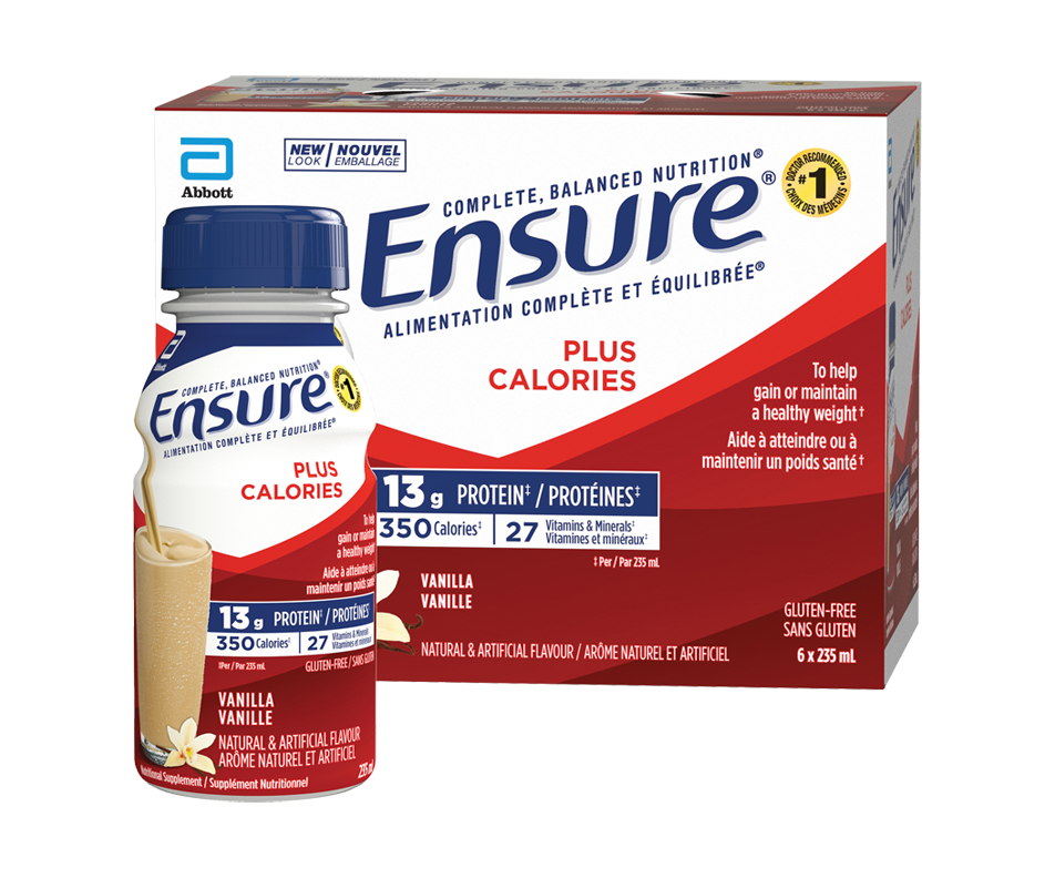 Ensure Plus Calories Meal Replacement, Vanilla, 6 x 235 ml – Ensure ...