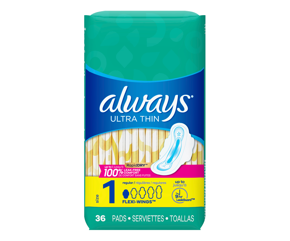 Serviettes ultra-minces, 36 unités – Always : Serviette hygiénique et ...