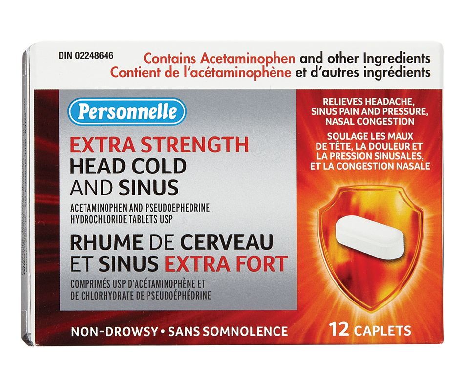 Médicament extra fort sinus et rhume de cerveau, 12 unités ...