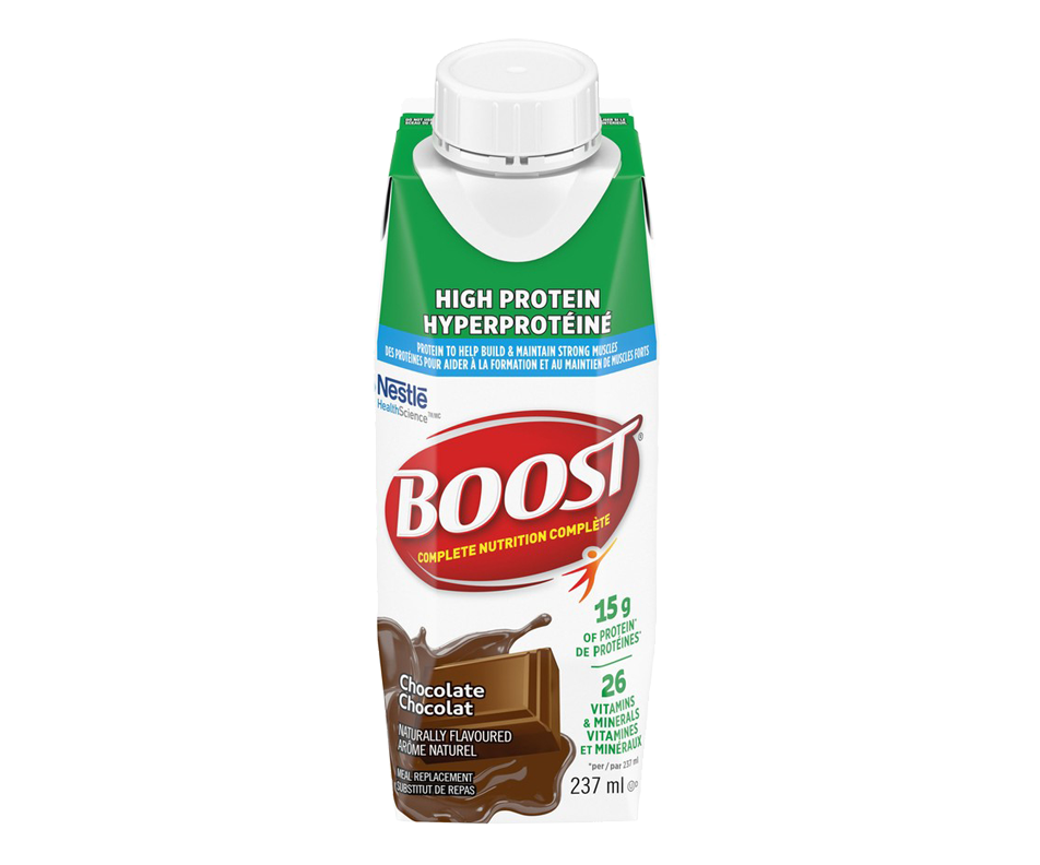 Boost Hyperprotéiné substitut de repas, chocolat, 237 ml – Nestlé ...