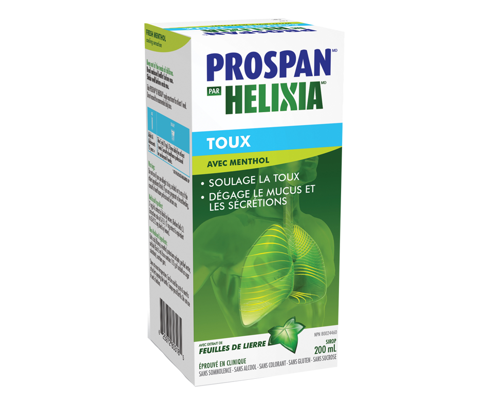 Sirop contre la toux avec menthol, 200 ml – Helixia Prospan : Sirop ...