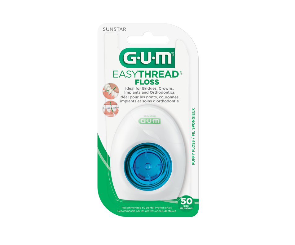 EasyThread fil dentaire, 1 unité – G·U·M : Soie dentaire | Jean Coutu