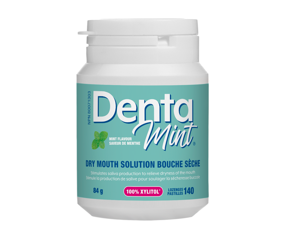 Mint pastilles pour la bouche sèche, 140 unités, menthe – Denta : Rince ...