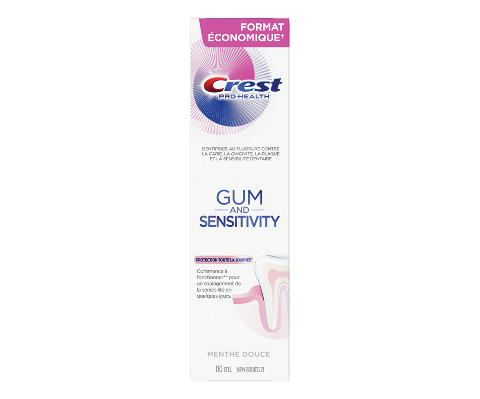 Gum and Sensitivity Protection toute la journée dentifrice pour dents ...