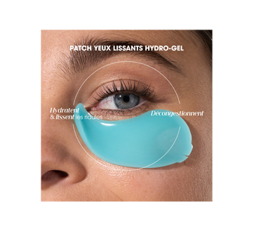 Patchs lissants et hydro-gel pour les yeux, bleuet bio, 7 unités ...