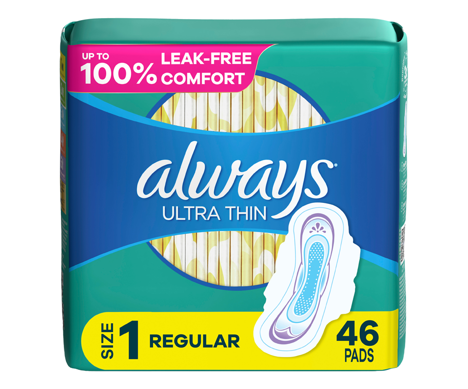 Ultra Thin serviettes avec ailes flux régulier, taille 1, 46 unités ...