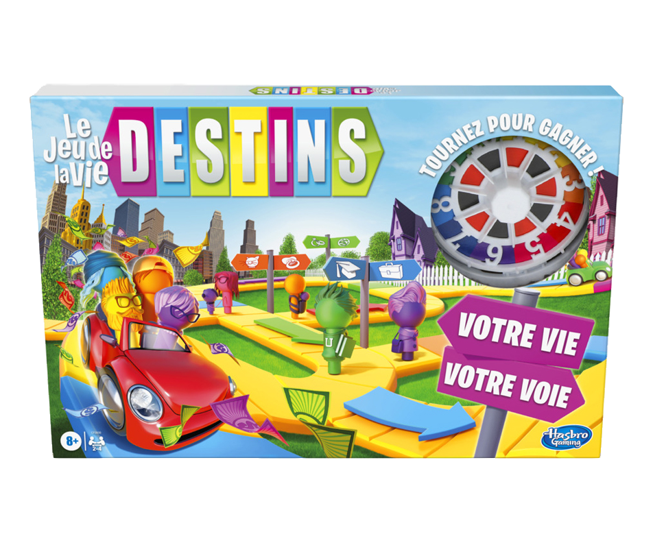 Destins Le jeu de la vie version fraçaise, 1 unité – Hasbro : Jeux de ...