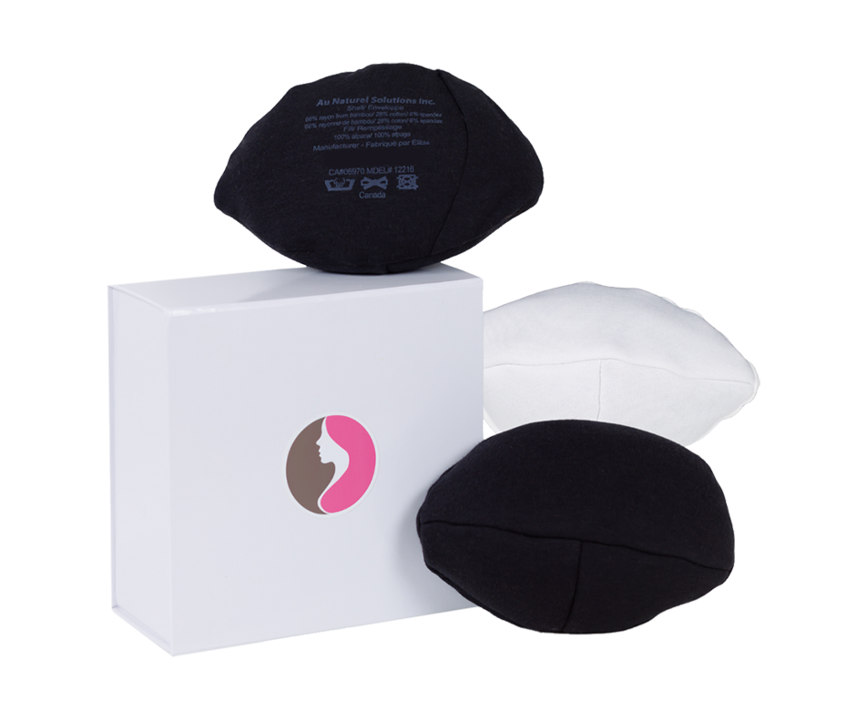 Confort et Confiance prothèse mammaire externe complète, 1 unité, Noir ...