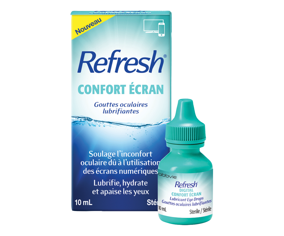 Refresh Confort Écran gouttes oculaires lubrifiantes, 10 ml – Abbvie ...