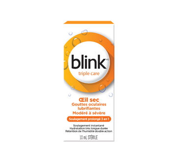 Triple Care gouttes oculaires lubrifantes, 10 ml – Blink : Goutte pour ...
